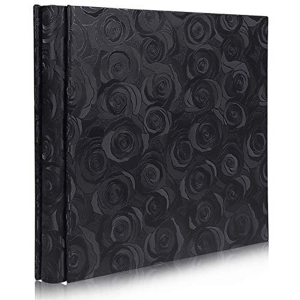 RECUTMS Photo Album 4x6 600 Pictures 5 Per Page Rose Pattern PU Leather ...