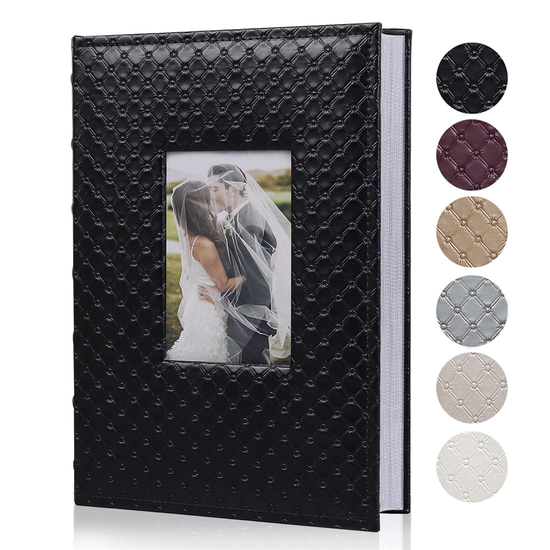RECUTMS Photo Picture Album 4x6 300 Photos,Small Capacity PU Leather ...