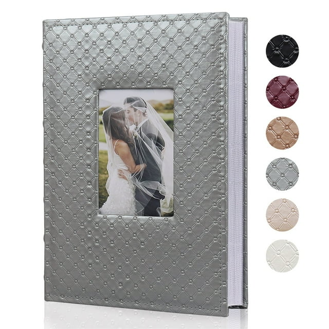 RECUTMS Photo Picture Album 4x6 300 Photos,Small Capacity PU Leather ...