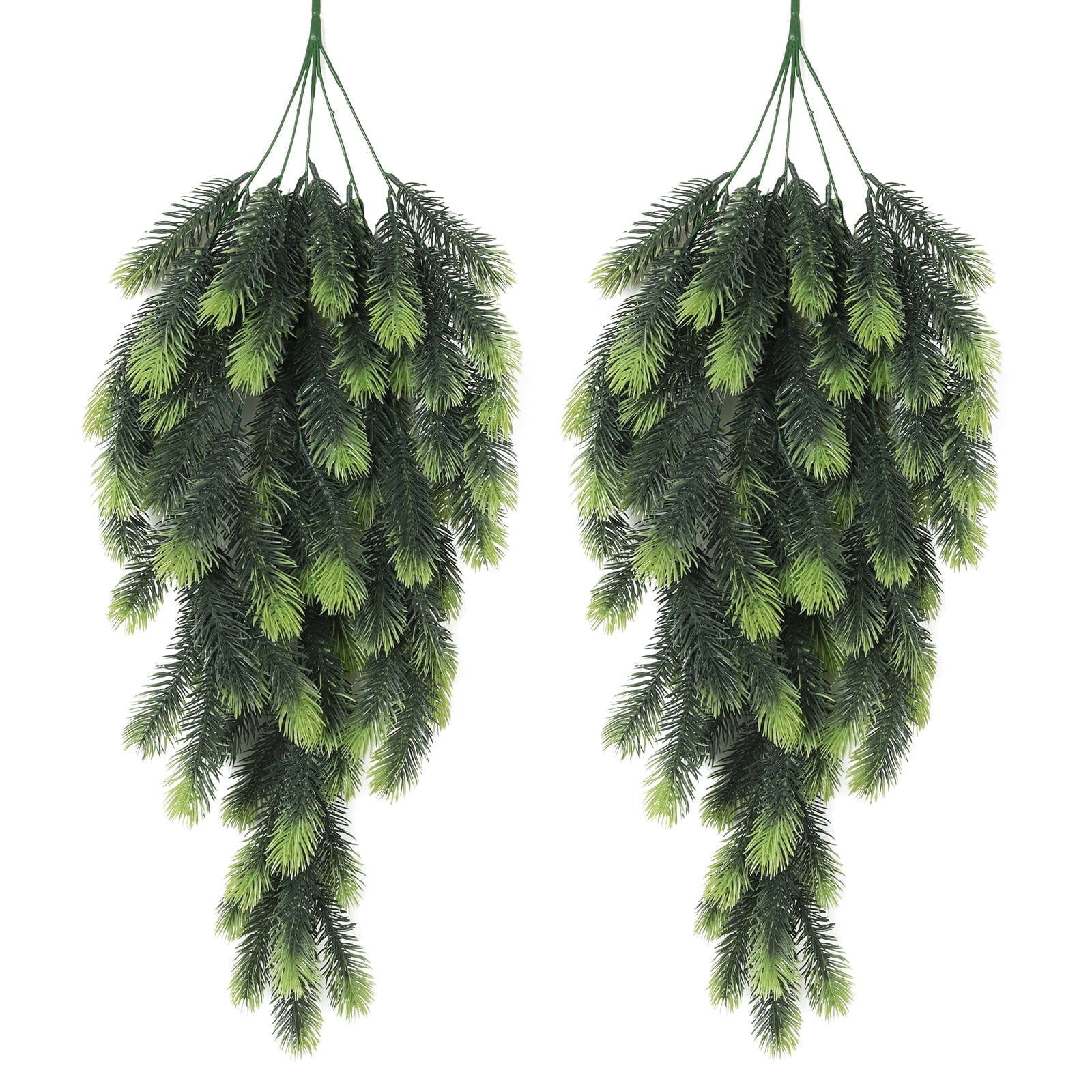 RECUTMS Spring Hanging Decorative Plants Fake Greenery Pine Picks ...
