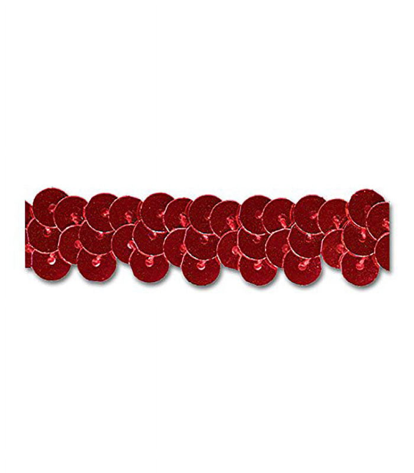 RED 1/2 INCH STRETCH SEQUIN - Walmart.com