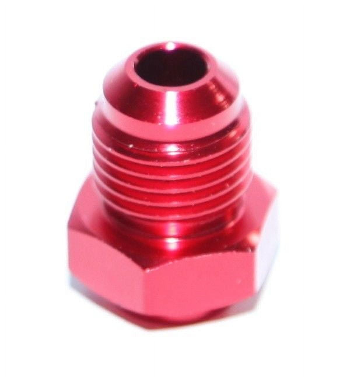 RED 6AN AN-6 Male Thread Straight Weld on Flare Aluminum Anodized ...