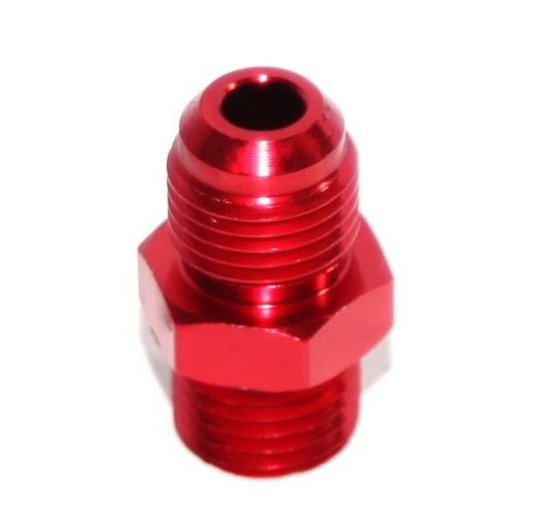RED 6AN AN-6 to M14x1.5 NPT Male Thread Straight Aluminum Fitting ...