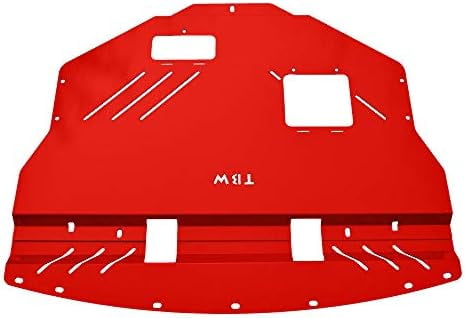 RED Aluminum Under Tray Skid Plate for 2011-2014 Subaru WRX & STI ...