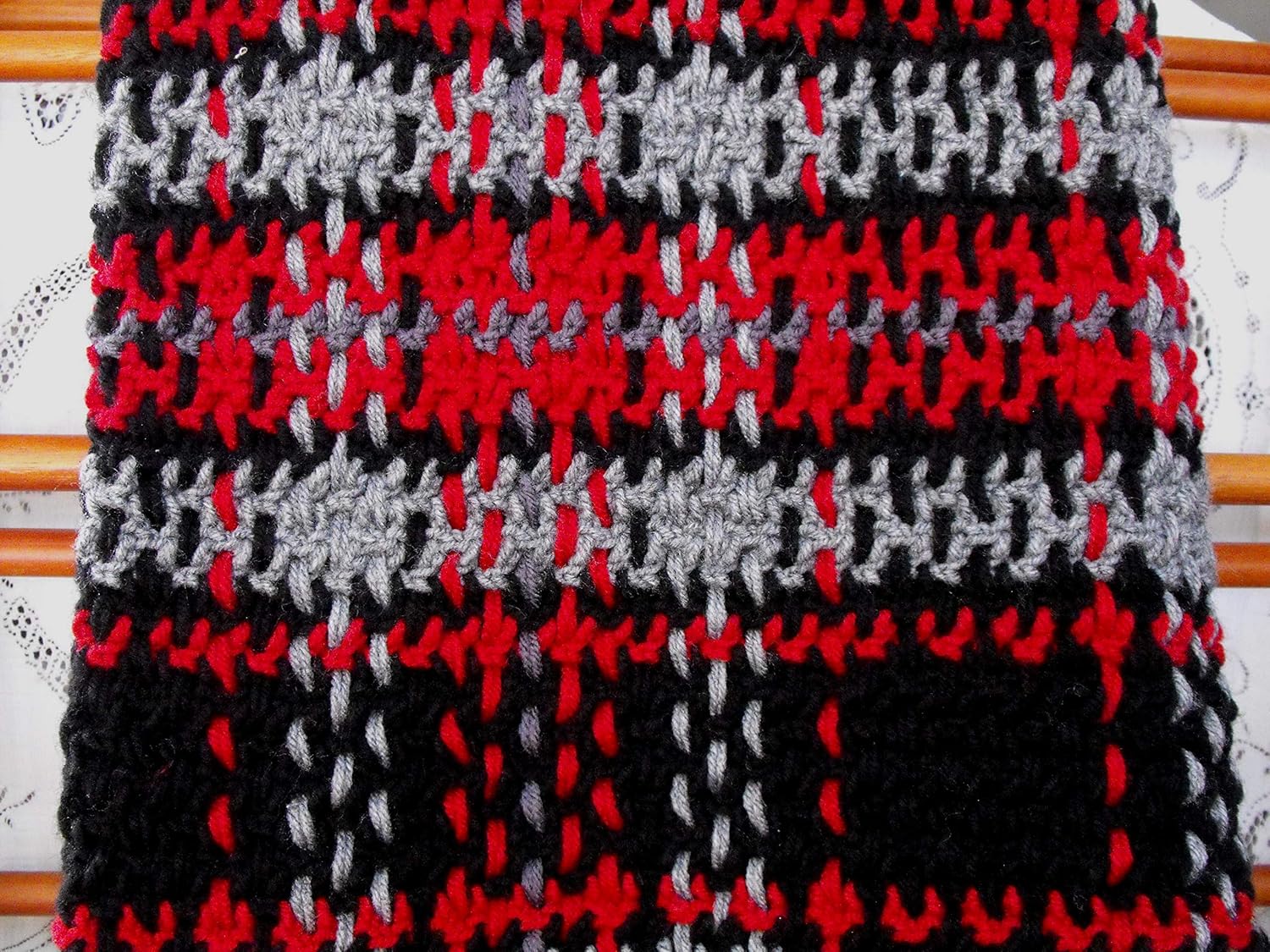 RED/BLACK COUNTRY PLAID HANDMADE AFGHAN - Walmart.com