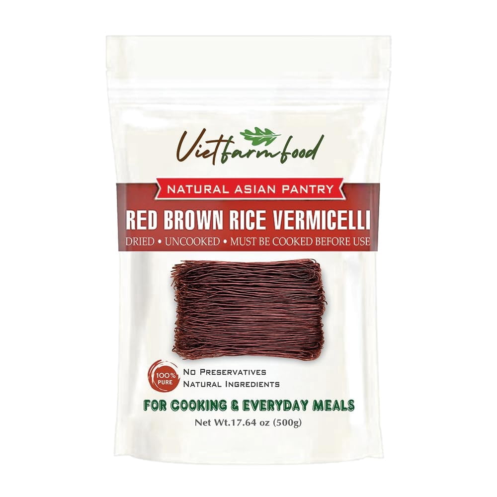 RED BROWN RICE VERMICELLI VIETFARMFOOD - Traditional Dried Vietnamese ...