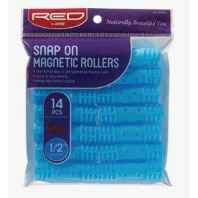 RED BY KISS SNAP ON MAGNETIC ROLLERS - Walmart.com