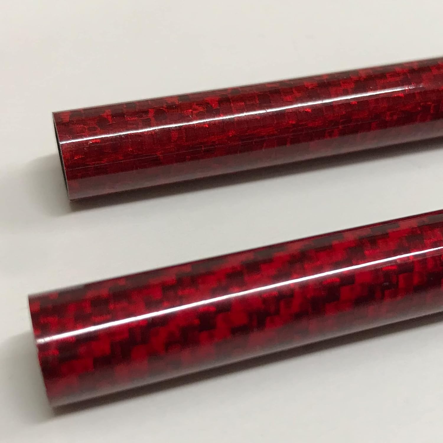 RED - Carbon Fiber Tube - 8mm X 500mm – (.31 in x 19.7 in) – Hollow Rod ...