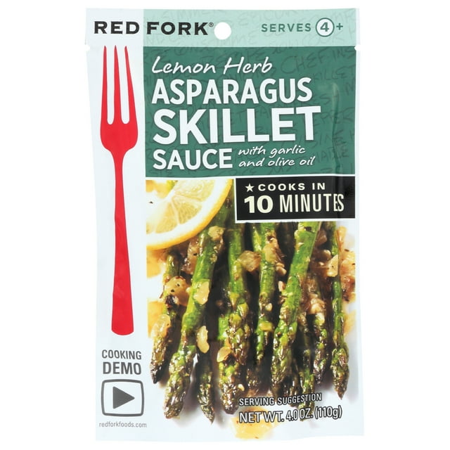 Red Fork Seasoning Sauce - Lemon Herbs Asparagus - Case Of 8 - 4 Oz ...
