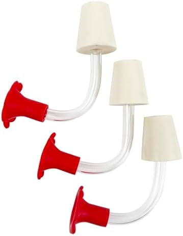 ® RED Floral-Style Hummingbird Feeder Tubes - Make Your Own Hummingbird ...