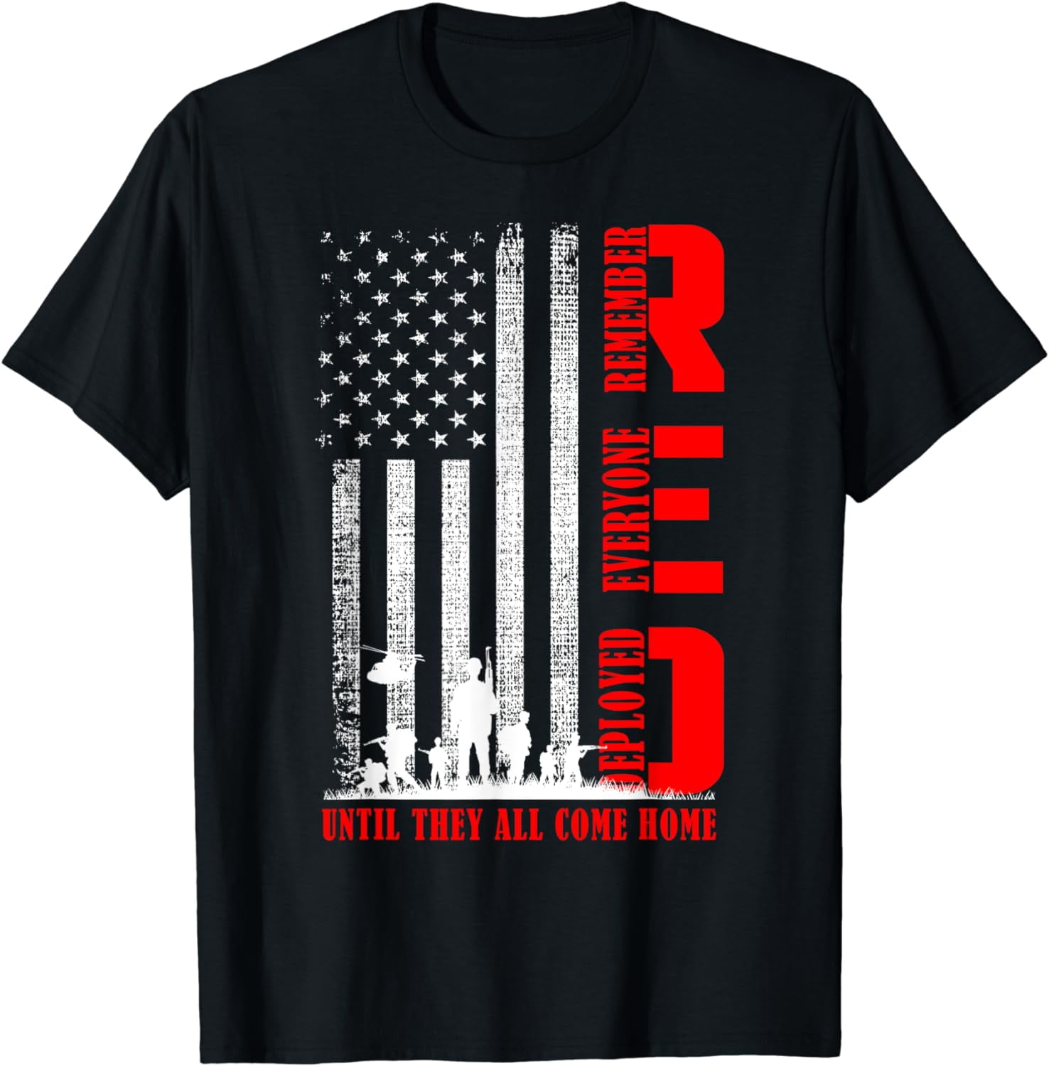 RED Friday Military US Army Remember erveryone deployed T-Shirt ...