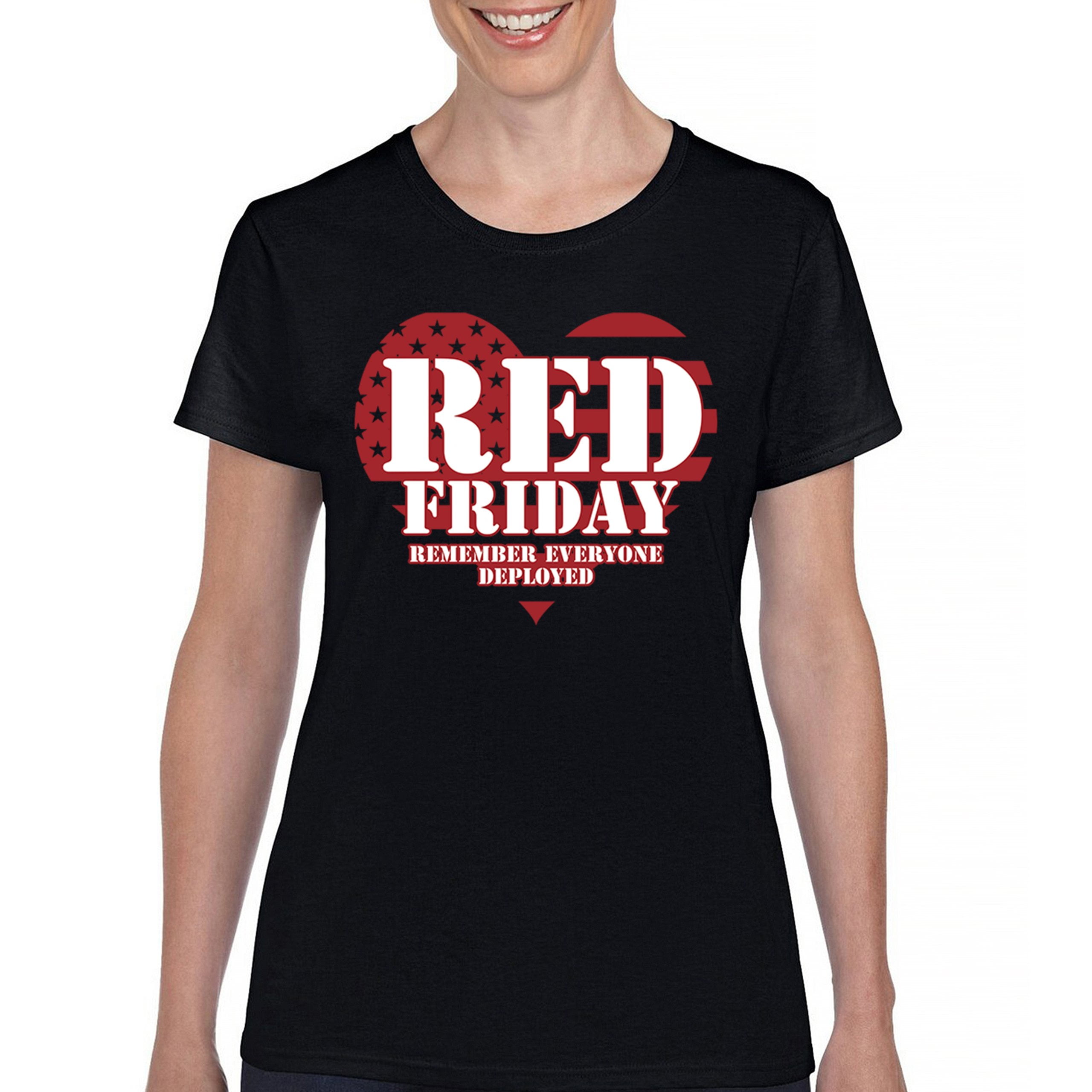 RED Friday Remember Everyone Deployed T-Shirt Until They All Come Home ...
