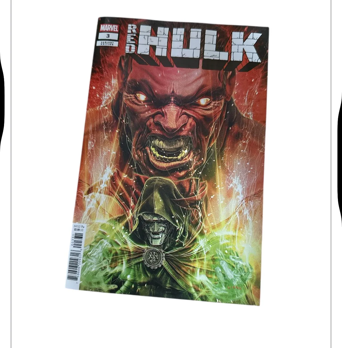 RED HULK #3 JOHN GIANG VARIANT [DOOM] Bagged and boarded - Walmart.com