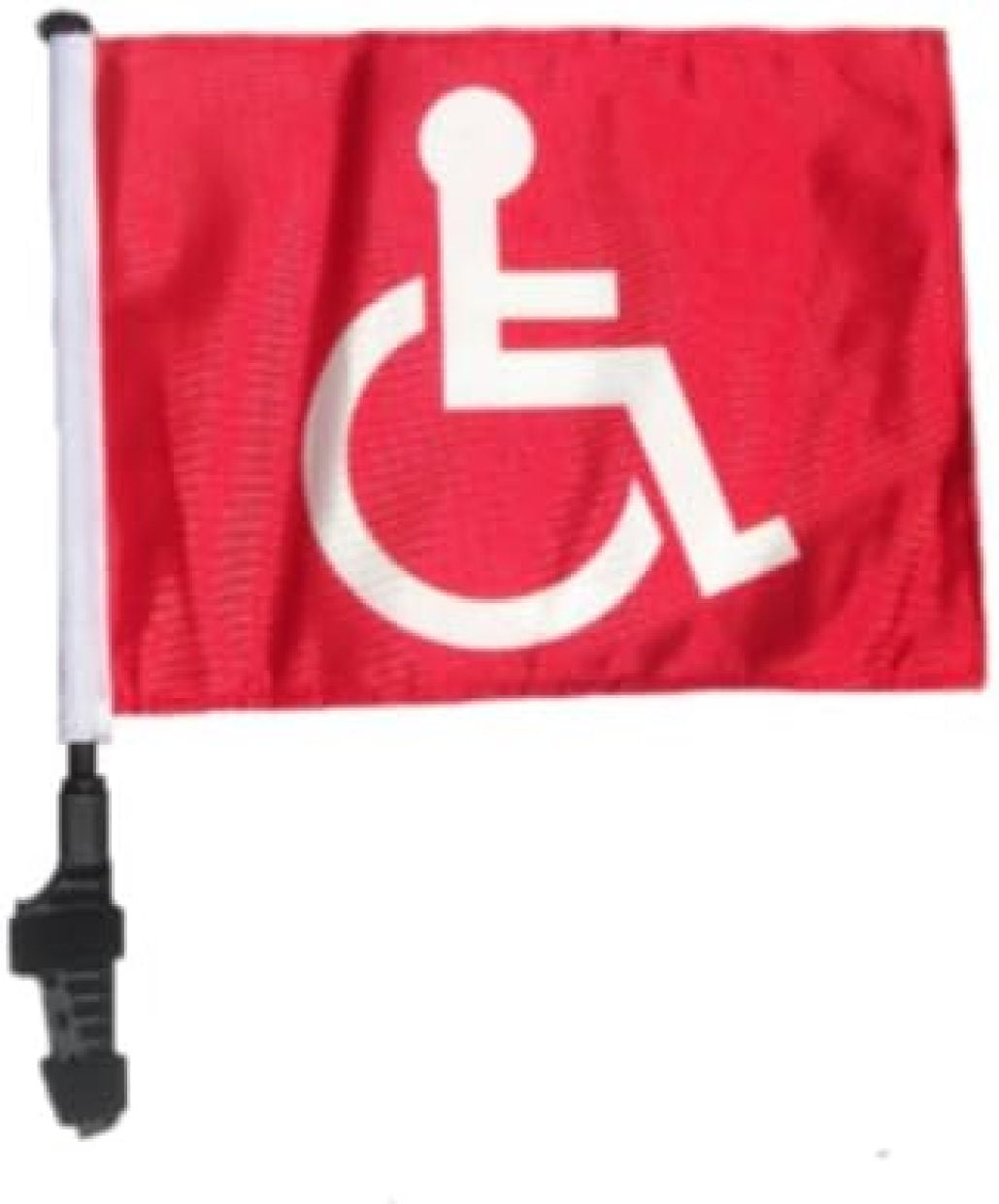 RED Handicap Golf Cart Flag EZ On & Off Bracket - Walmart.com