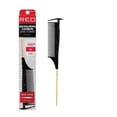 RED by Kiss Carbon Measuring Axe Pin Tail Comb, Heat-Resistant ...