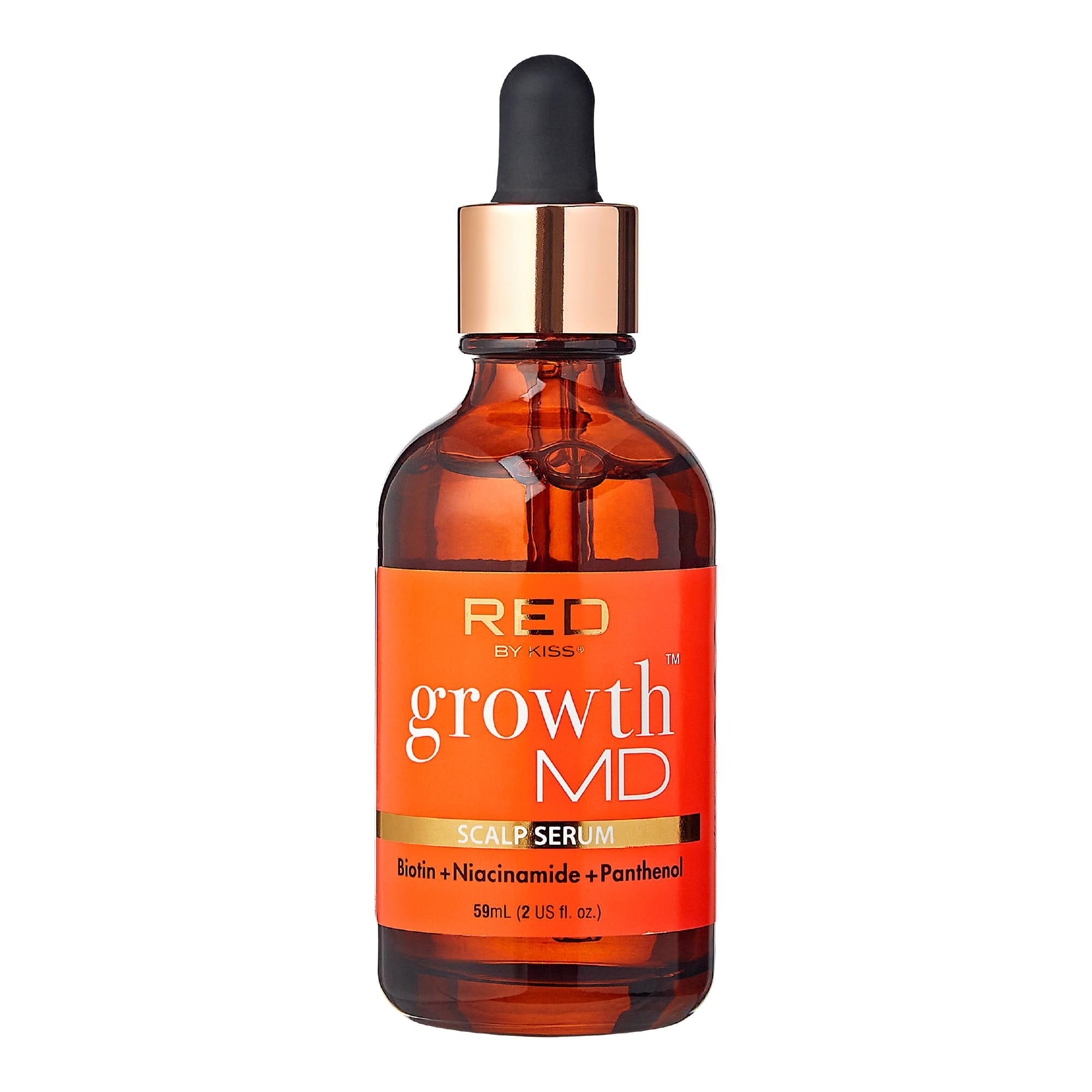 RED by Kiss Growth MD Hair Growth Scalp Serum, Biotin, Niacinamide ...