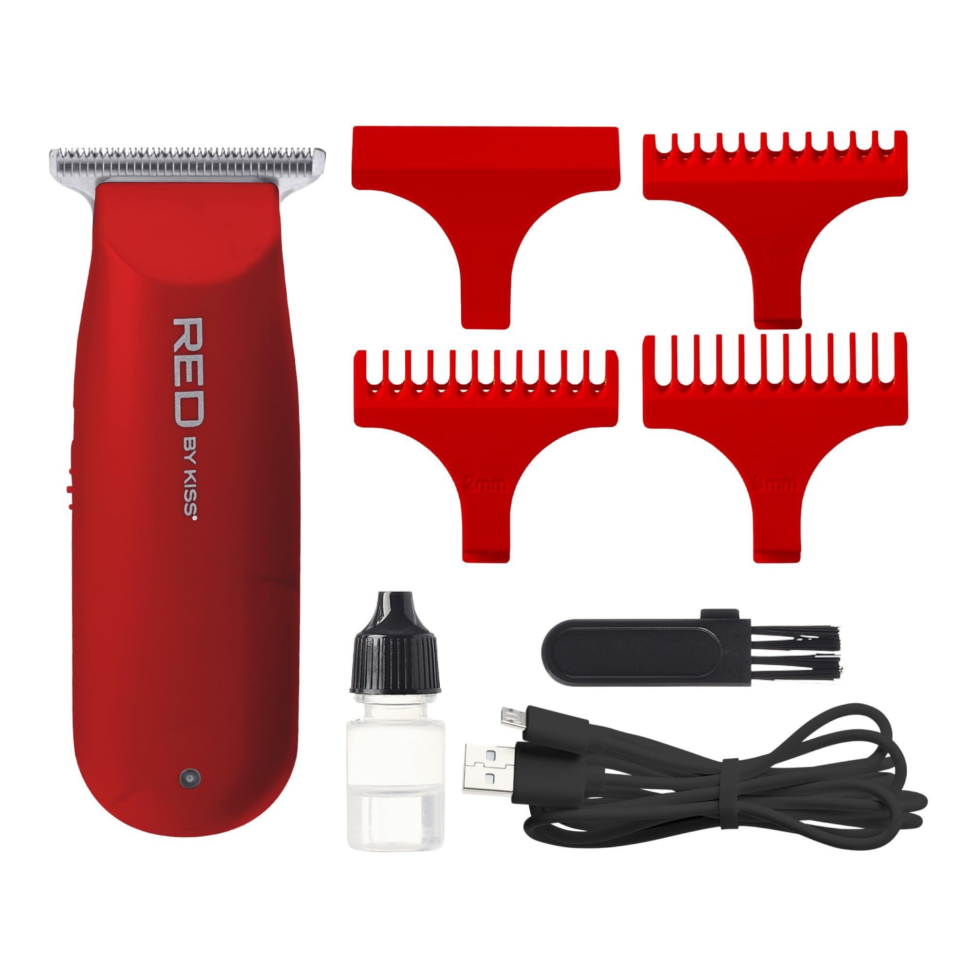 RED by Kiss Hair Clipper, Mini Cordless Hair Trimmer, Long Lasting Hair ...