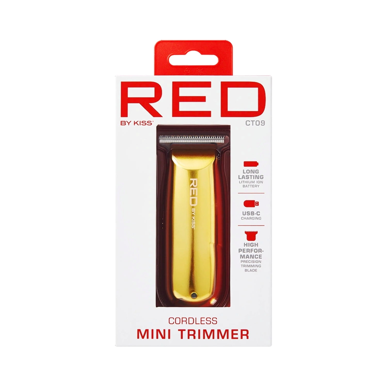 RED by Kiss Hair Clipper, Mini Cordless Hair Trimmer, Long Lasting Hair ...