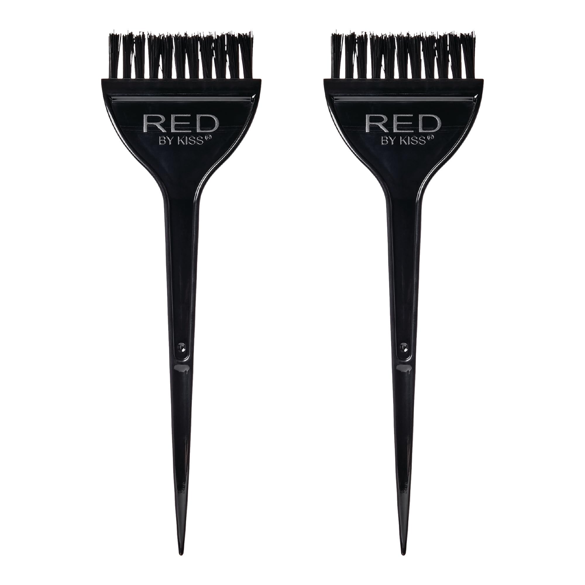 RED by Kiss Professional J Shape Hair Dye Brush, Precision Root Touch ...