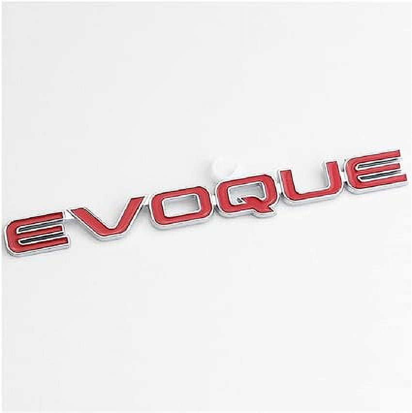 RED Metal Letters for Car Land Rover Range Rover Evoque Emblem Logo ...
