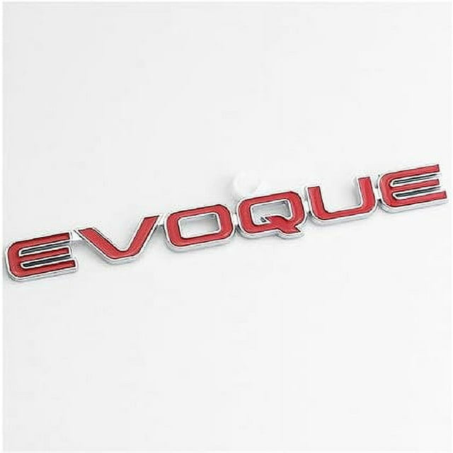 RED Metal Letters for Car Land Rover Range Rover Evoque Emblem Logo ...
