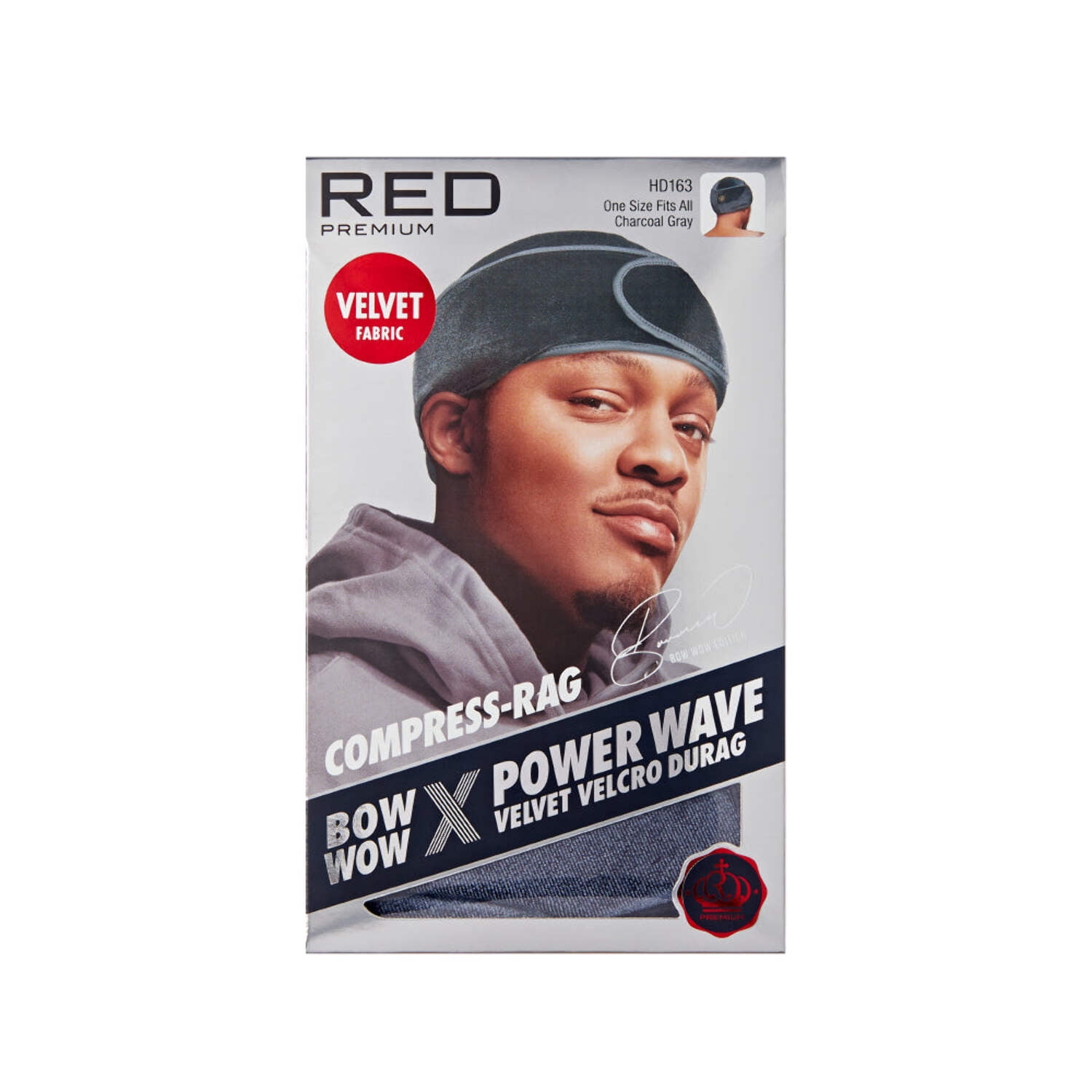 RED Premium Bow Wow X Power Wave Durag, 360 Wave Compression Cap for ...