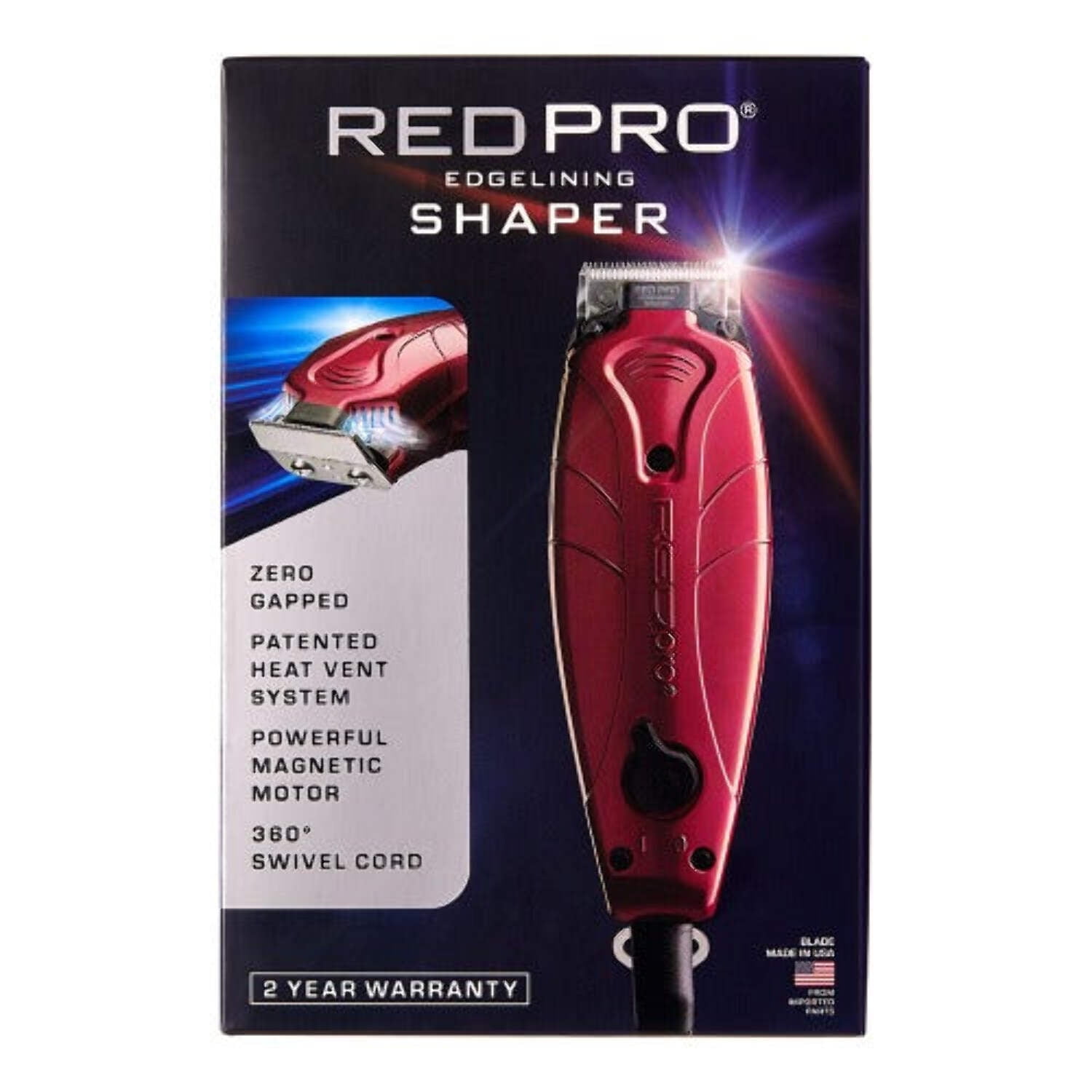 RED Pro Edgelining Shaper Hair Clipper and Trimmer Zero Gapped Blade ...