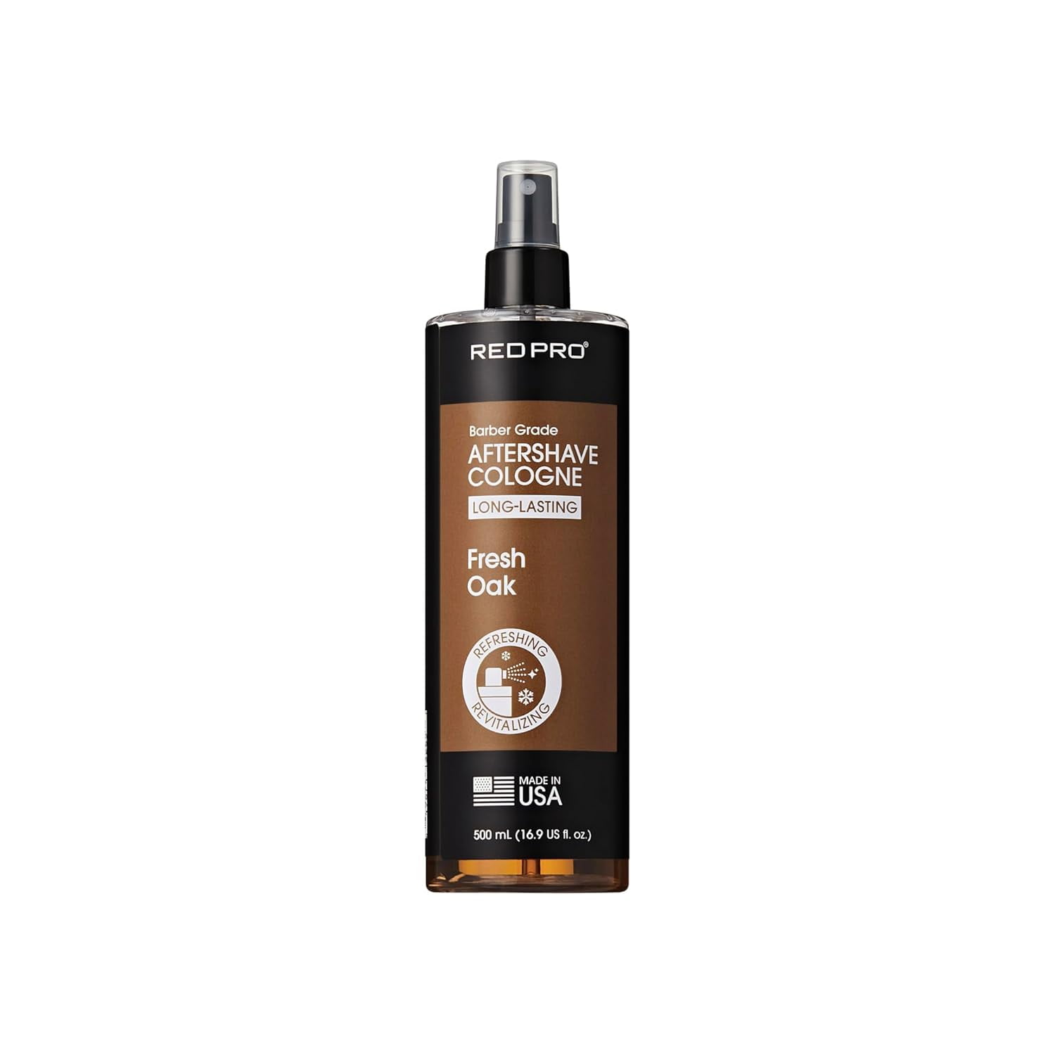 RED Pro GROOMANE Cooling Aftershave Cologne for Men, Barber-Grade Post ...