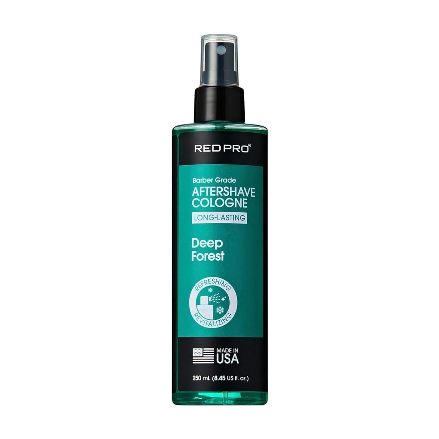 RED Pro GROOMANE Cooling Aftershave Cologne for Men, Barber-Grade Post ...