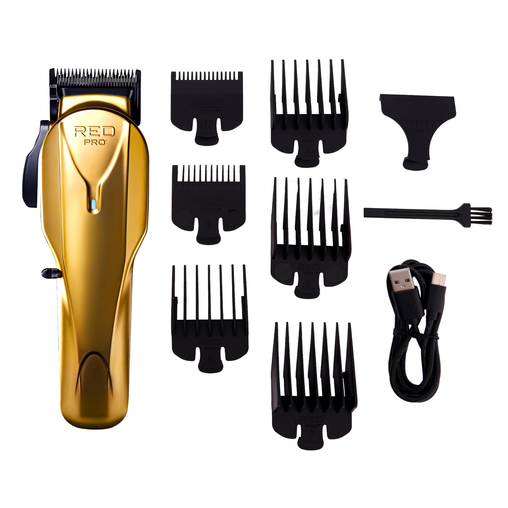 RED Pro Professional Cordless Hair Clipper for Men, Electric ...