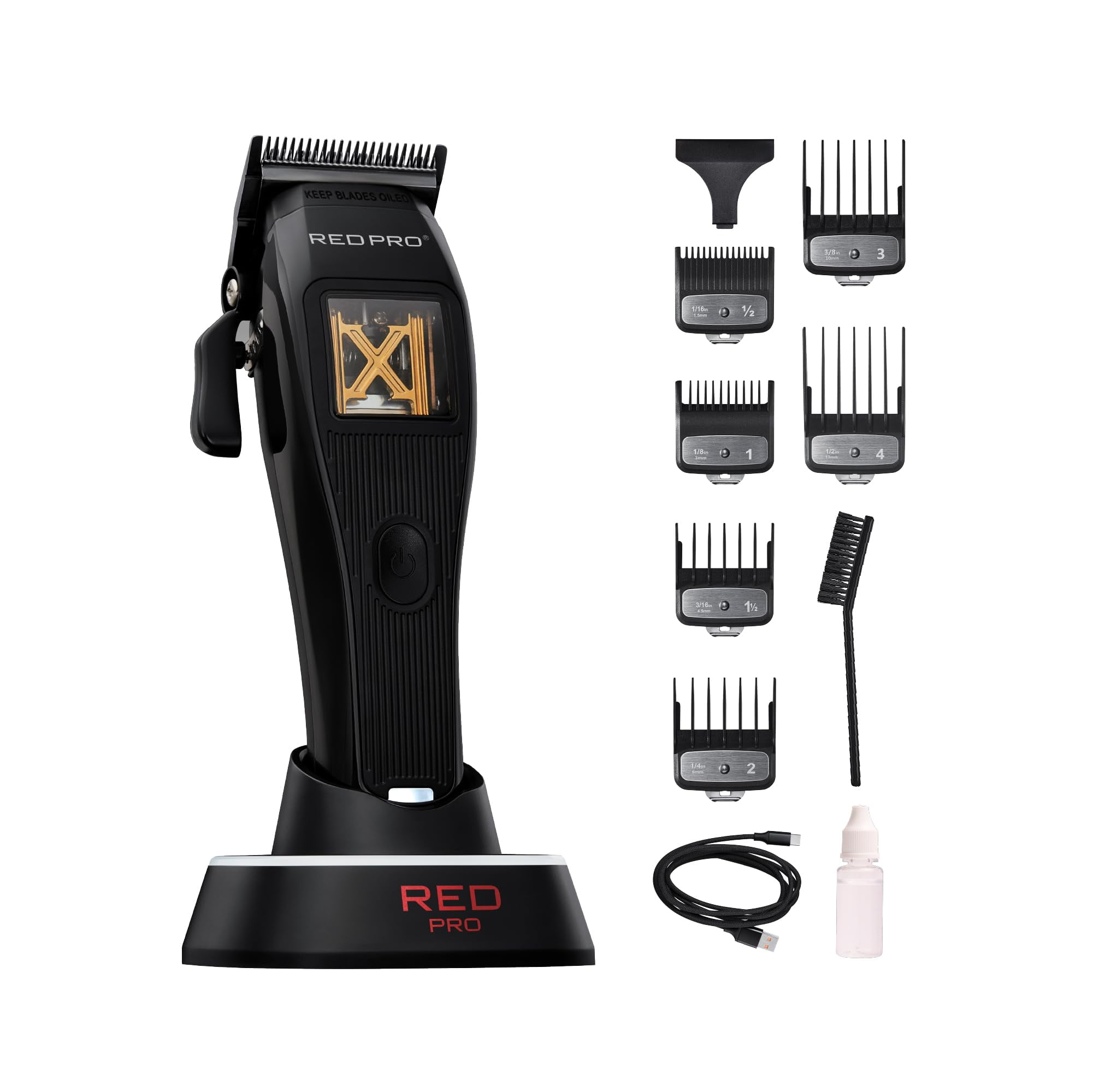 RED Pro X-King Cordless Hair Clipper For Men Hair Cutting, Strong ...