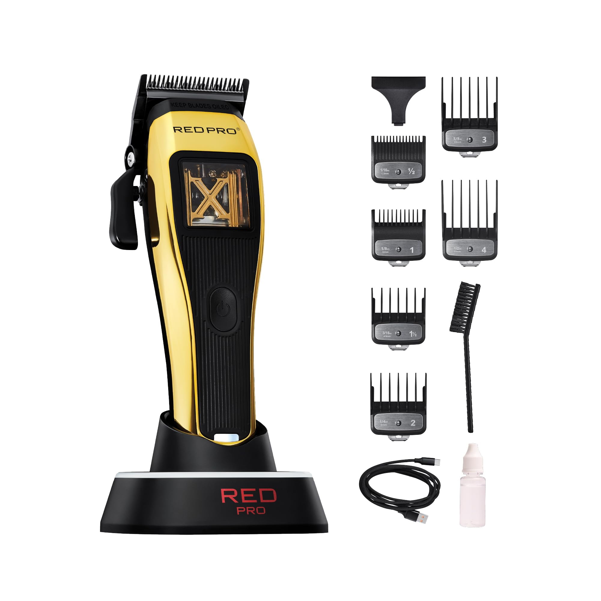RED Pro X-King Cordless Hair Clipper For Men Hair Cutting, Strong ...
