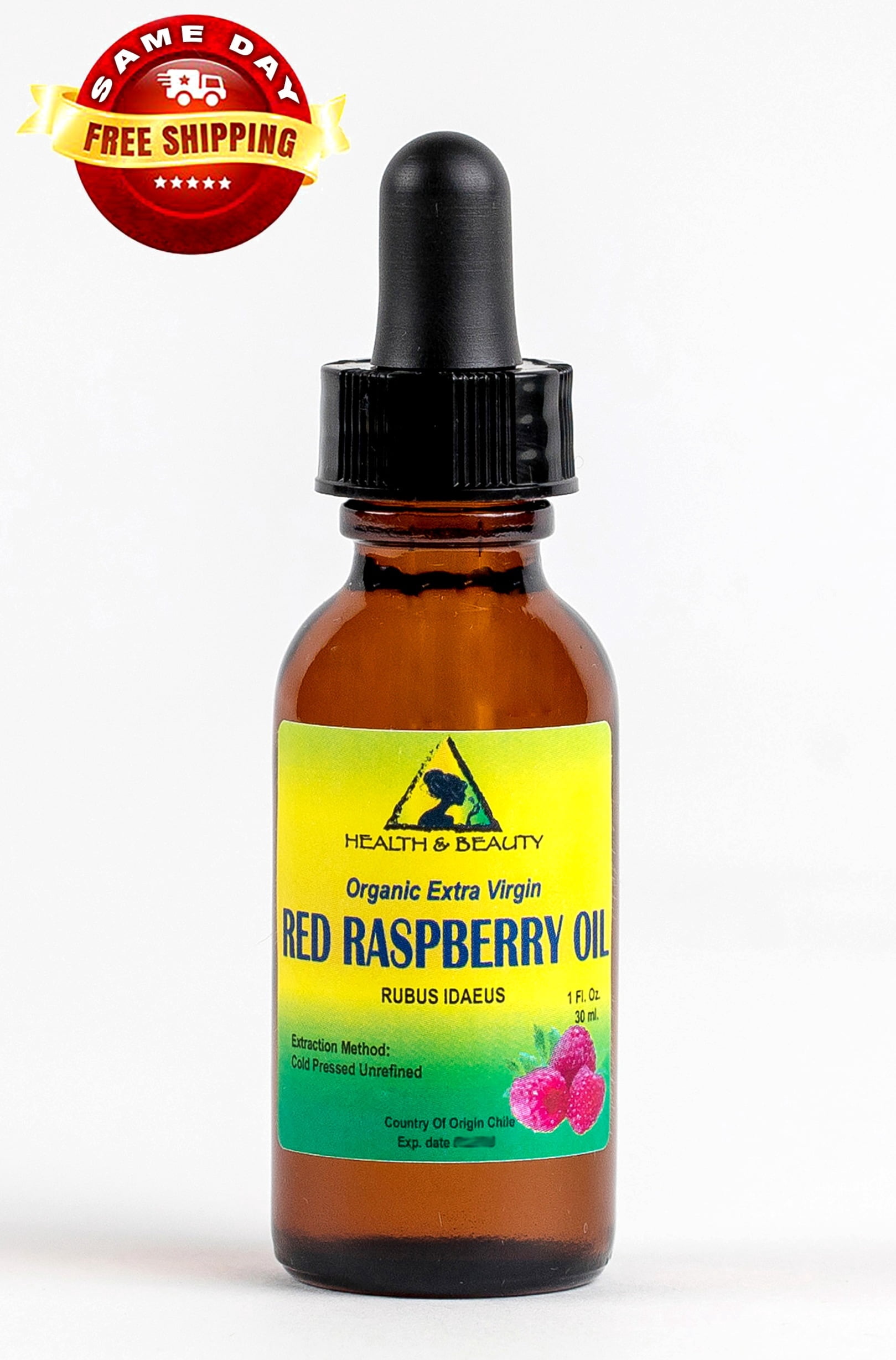 H&B Oils Center Co, Red Raspberry Seed Oil, Unrefined, Cold Pressed ...