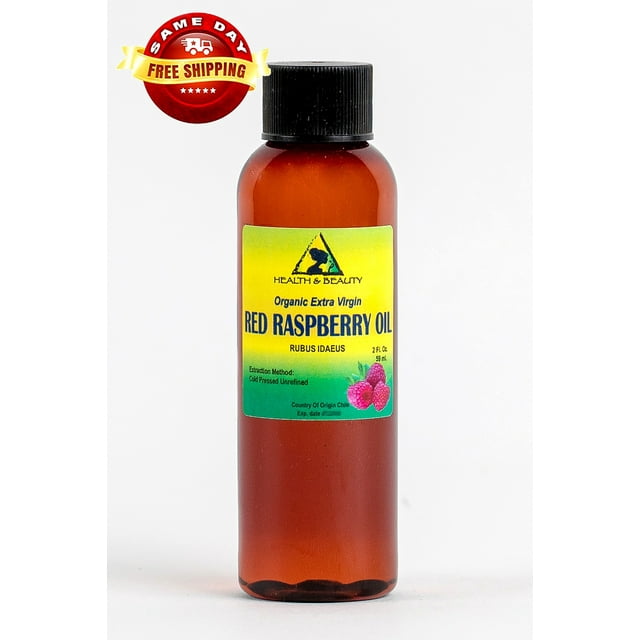 RED RASPBERRY SEED OIL UNREFINED ORGANIC EXTRA VIRGIN COLD PRESSED PURE ...