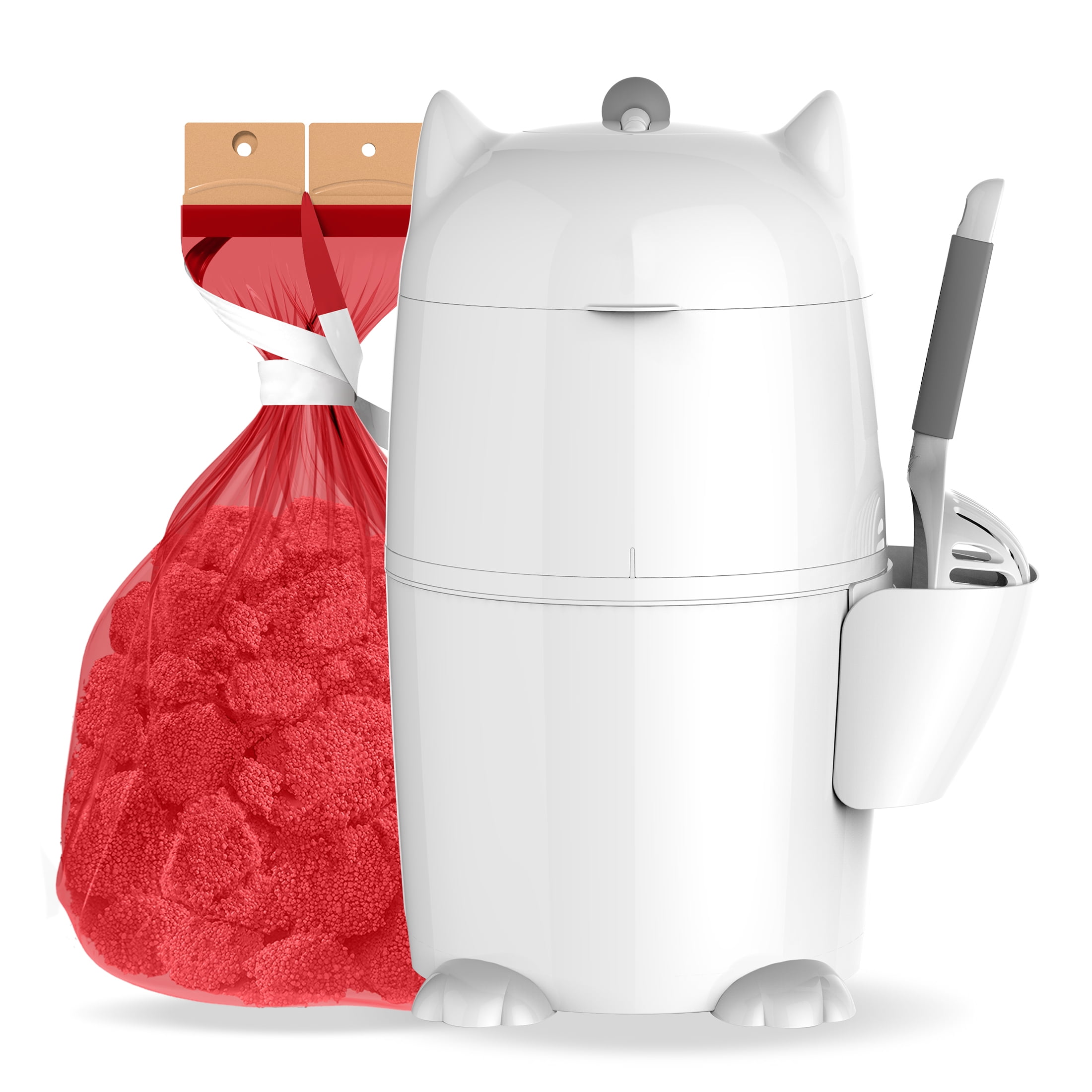 RED ROCKET PURRR LITTER TWIST'R Litter Disposal System XL Cat Litter ...