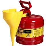 RED SAFETY CAN W/FUNNEL - Walmart.com