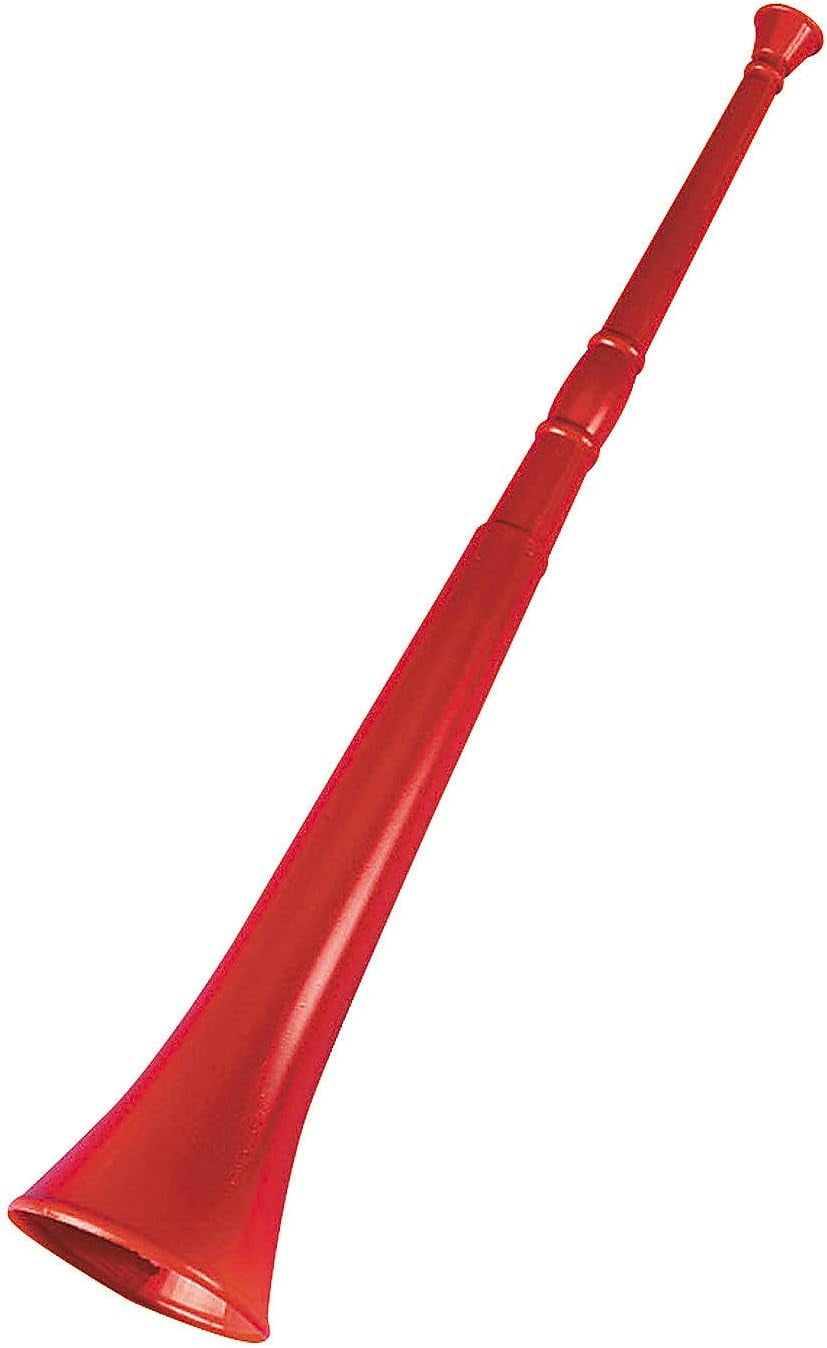 RED STADIUM HORN - Toys - 12 Pieces - Walmart.com