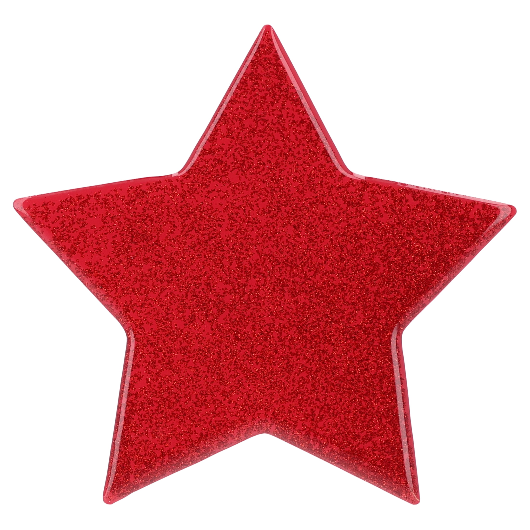 Glitter Star Tabletop Decoration, Red, Patriotic by Way To Celebrate ...