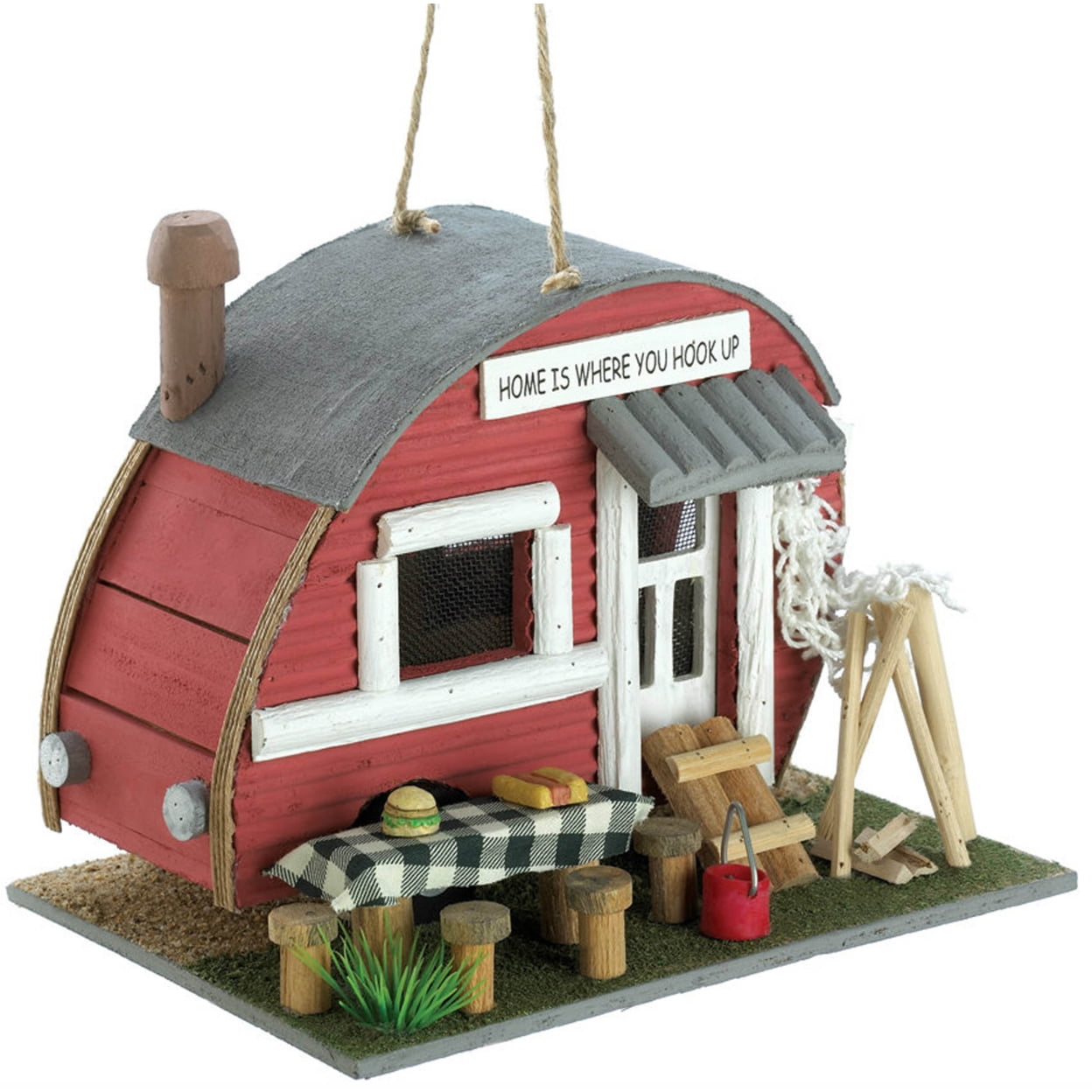 RED TRAILER BIRDHOUSE - Walmart.com