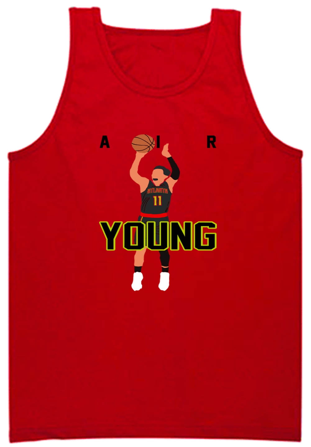 RED Trae Young Hawks AIR Tank Top ADULT - Walmart.com