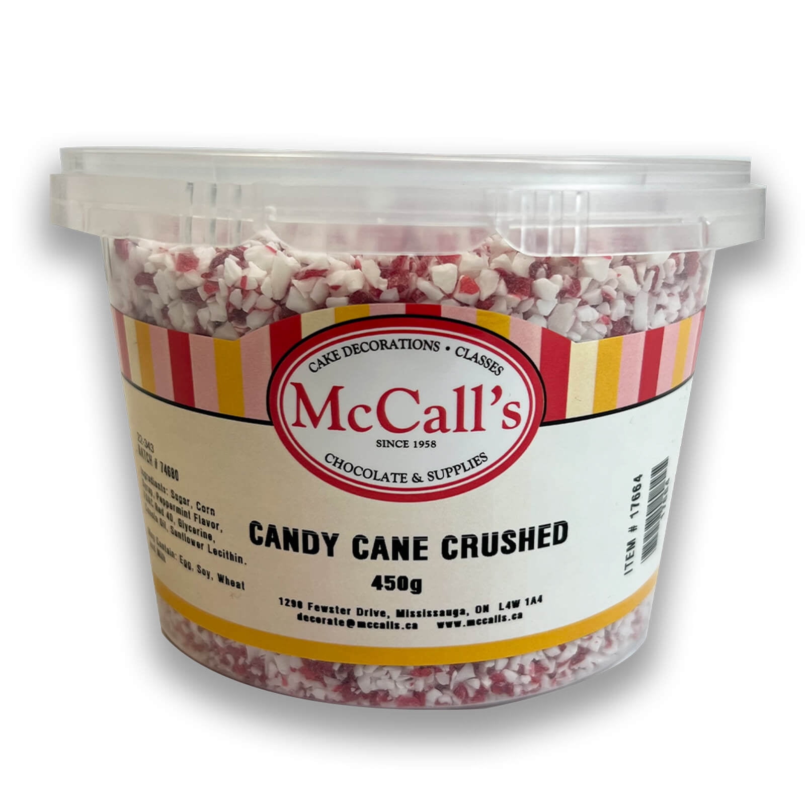 RED/WHITE CRUSHED CANDY CANE 450 G - Walmart.com
