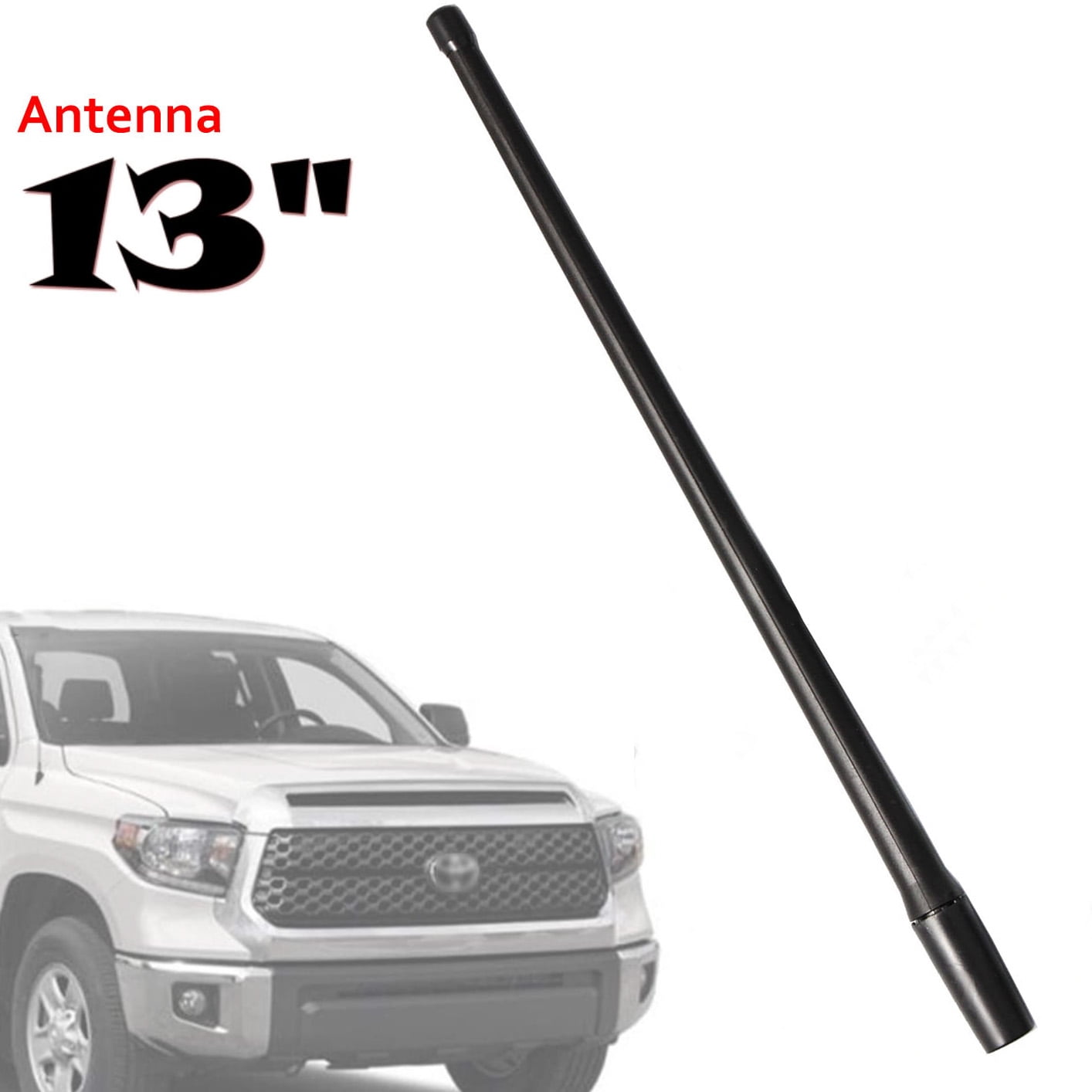 RED WOLF 13'' Car Antenna Mast Replacement for Ford F150 F-250 Jeep ...