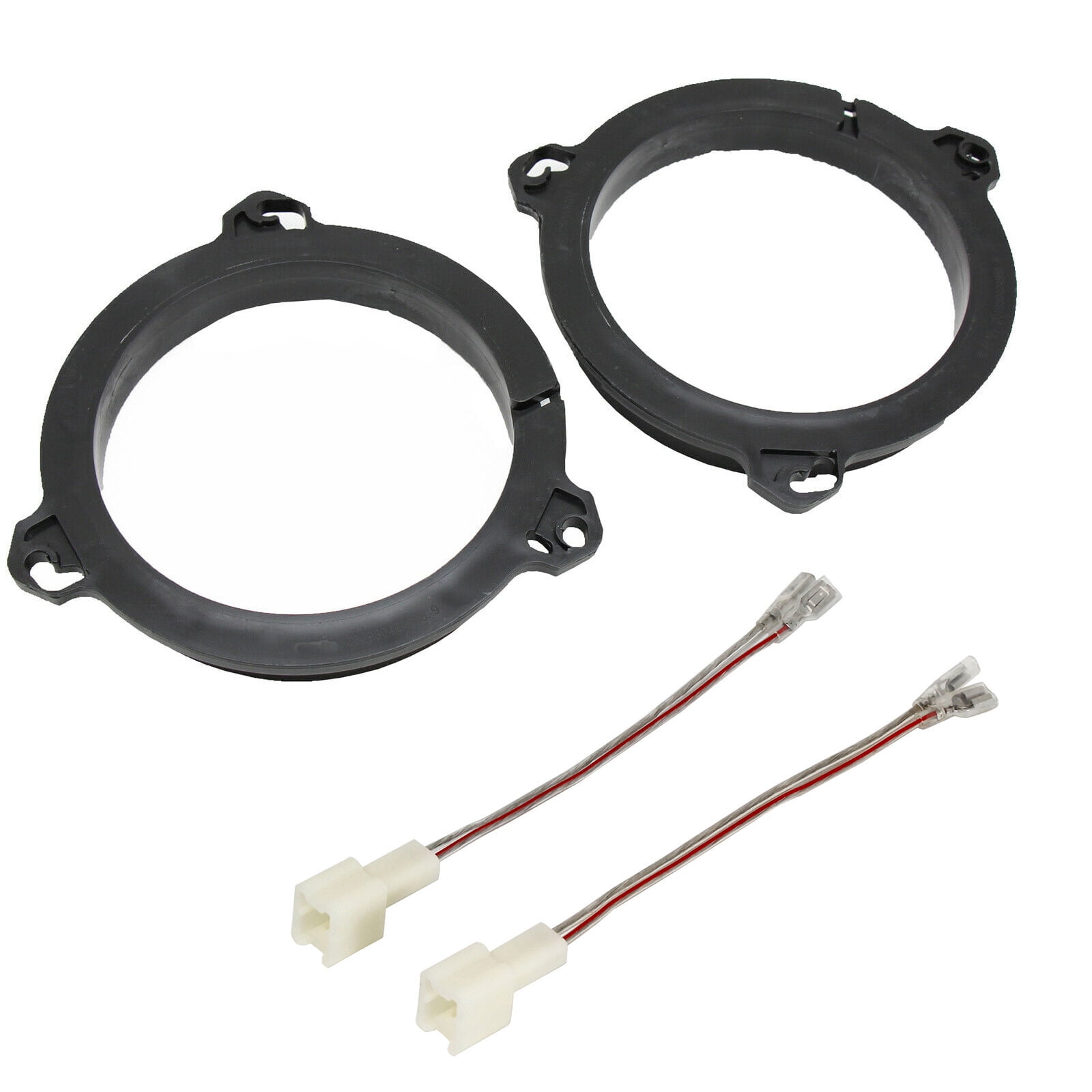 RED WOLF 6.5" Speaker Adapters Door Kit, Bracket Spacer Rings & Wire ...