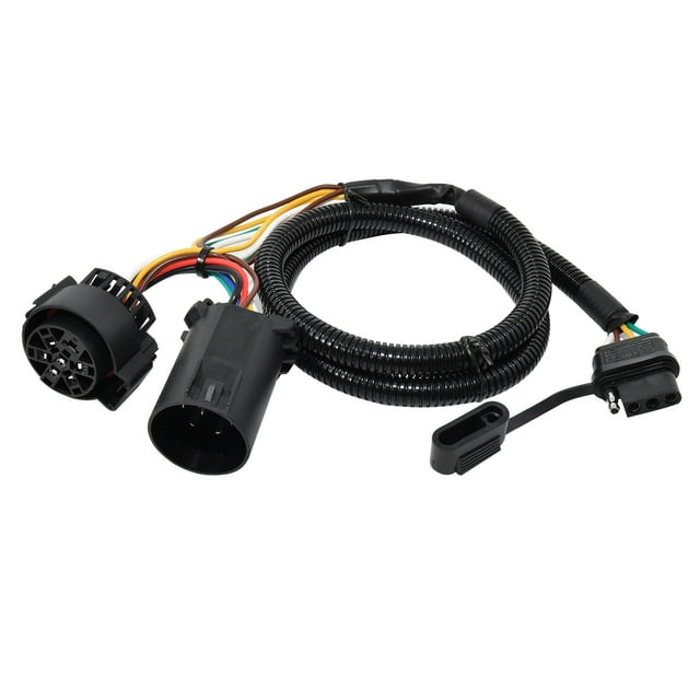 RED WOLF 7 Way Trailer Connector 4 Pin Tow Light Wiring Harness ...