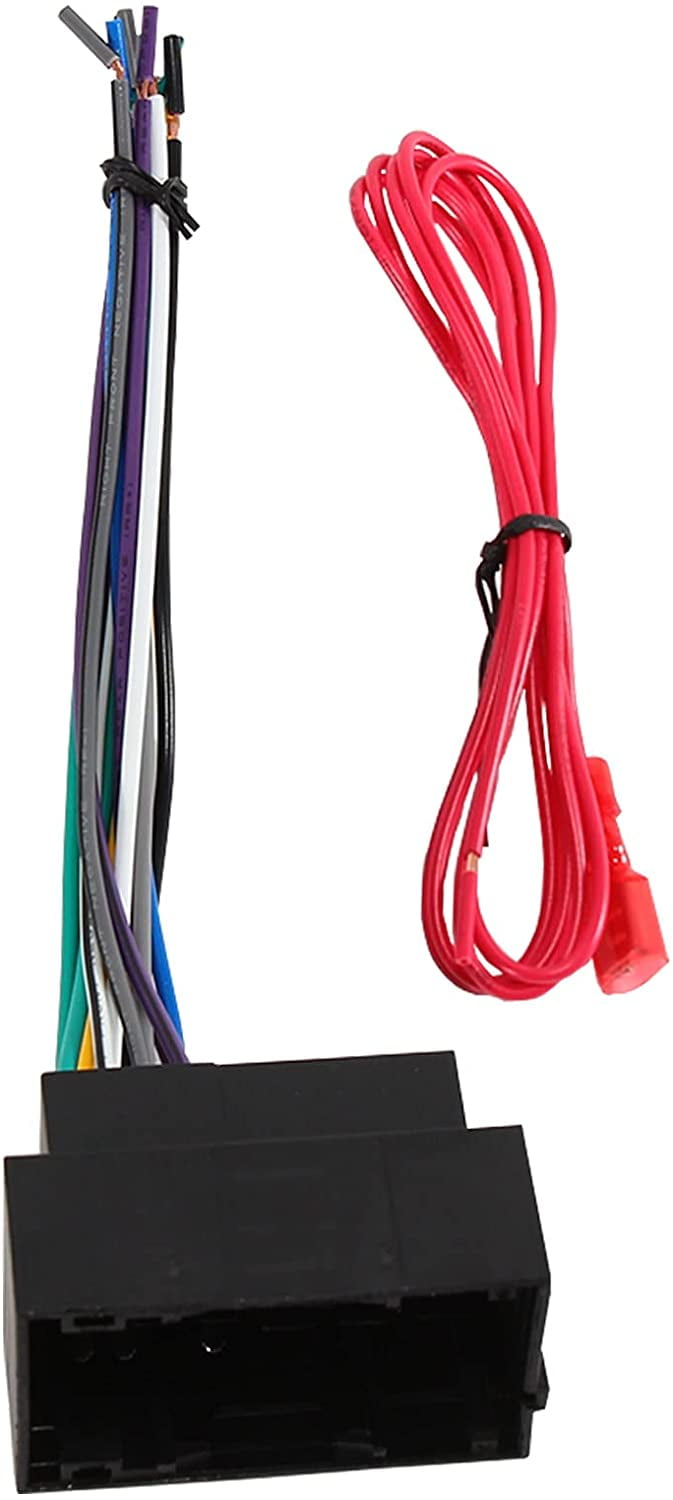 RED WOLF Car Radio Wiring Harness Fit for 2013-Up Jeep Dodge Ram ...