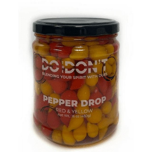 RED & YELLOW SWEET DROP PEPPER 12 units x 16oz - Walmart.com