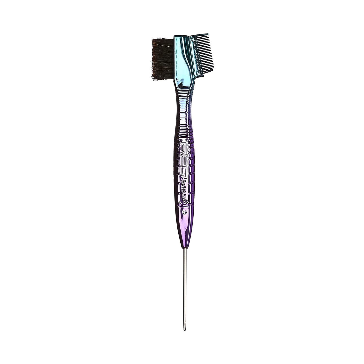 RED by Kiss Chrome Edge Brush, Sterilized Boar Bristles, 3 in 1 ...