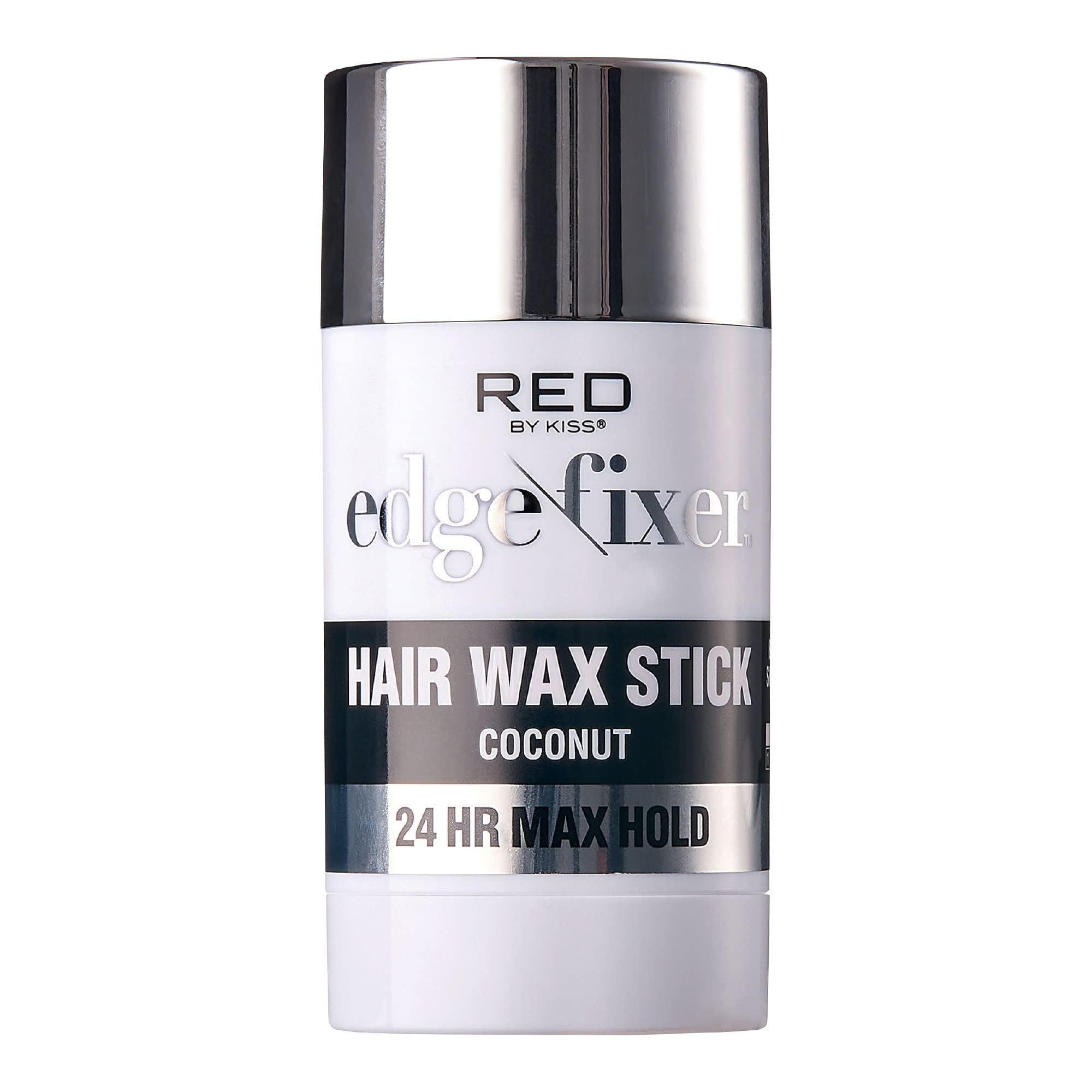 RED by Kiss Hair Wax Stick 24HR Max Hold Edge Fixer Edge Control Pomade ...
