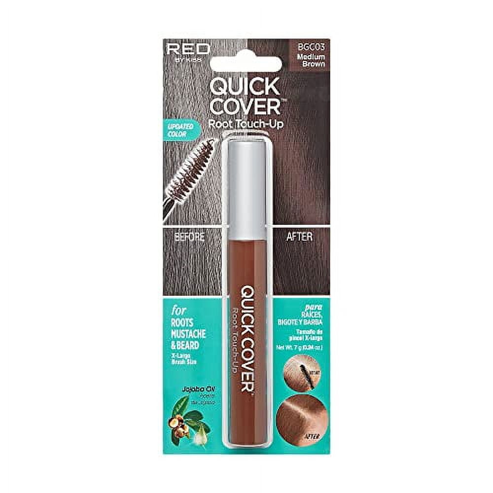 RED by Kiss Quick Cover Root Touch Up Mascara Water-Resistant Temporary ...