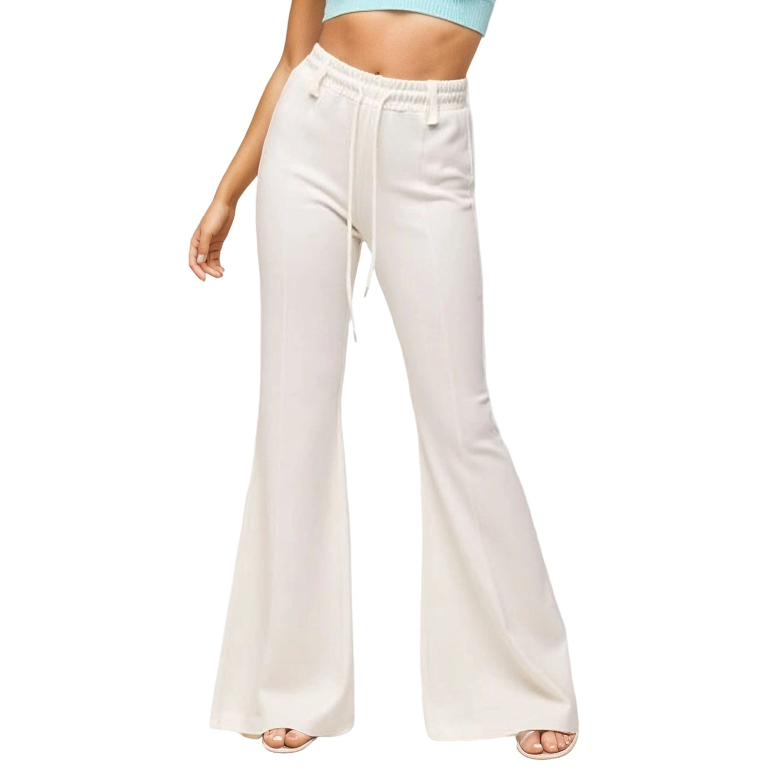 REDARER Fall Pants for Women,Women's Casual Flared Pants High Waist ...